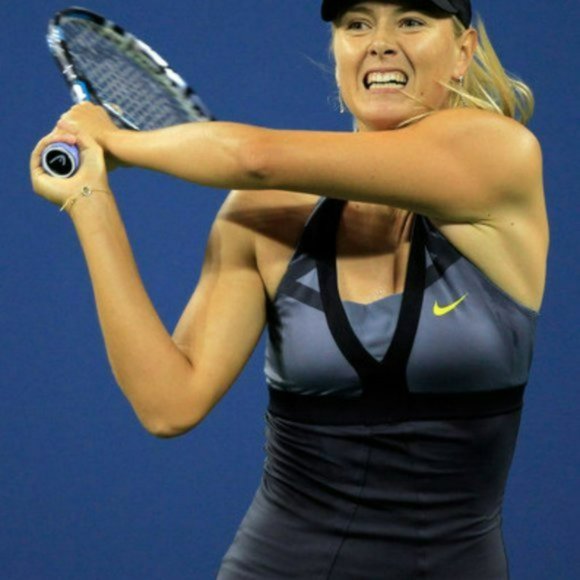 Nike | Dresses | Nwt Nike Maria Sharapova Tennis Dress W Bra Skirt Gray ...